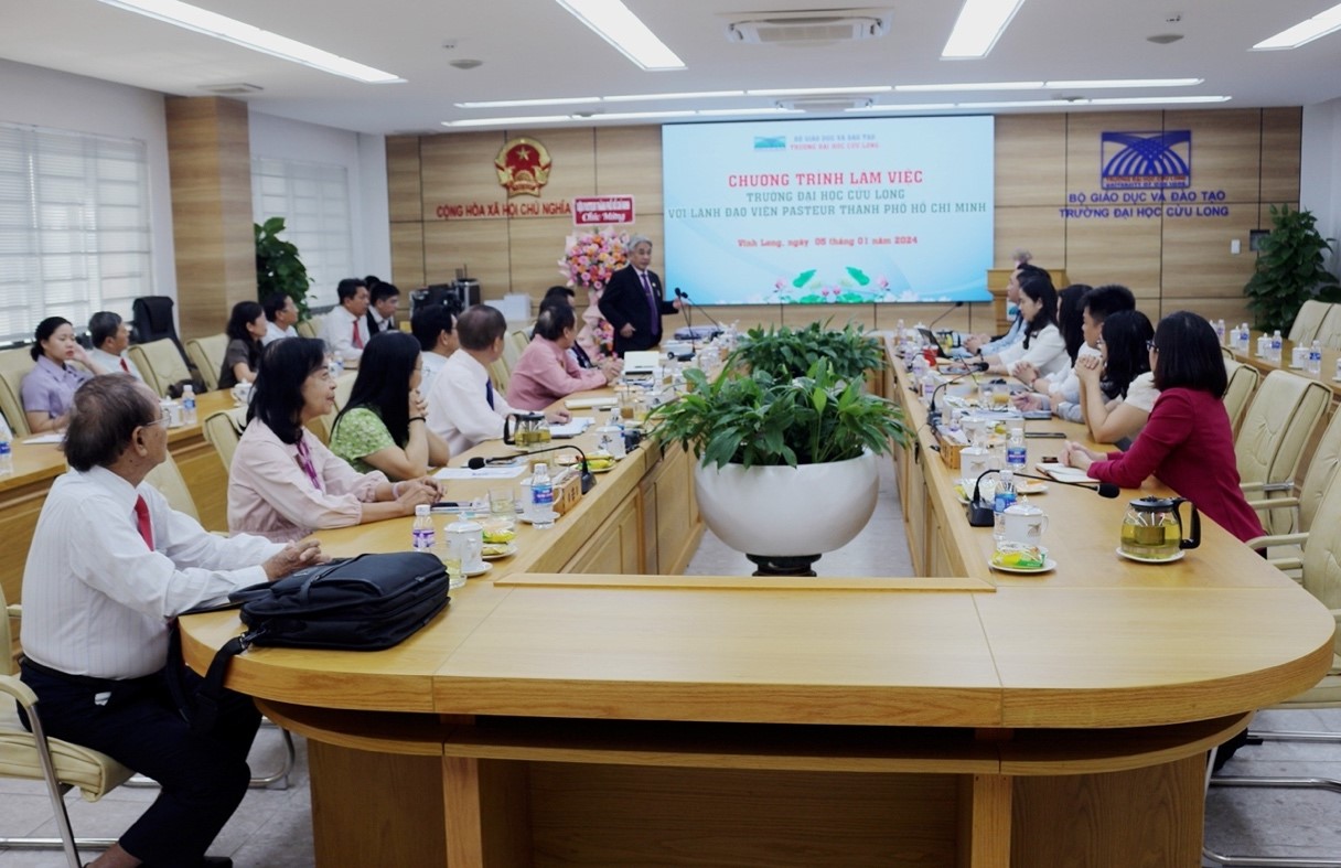 VIỆN PASTEUR THÀNH PHỐ HỒ CHÍ MINH VÀ TRƯỜNG ĐẠI HỌC CỬU LONG ĐỊNH HƯỚNG HỢP TÁC PHÁT TRIỂN ...